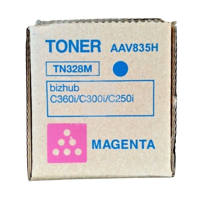 Toner Konica Minolta TN328M (AAV8390) Bizhub C250i C300i C360i Magenta ...