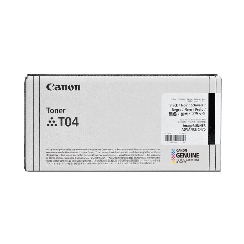 Toner Canon T04 Negro iR ADV C475iFZ / DX C477iFZ / C478iFZ / C568iFZ 33,000 Páginas