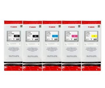 Tintas Canon PFI-320MBK PFI-320BK PFI-320C PFI-320M PFI-320Y 300ml